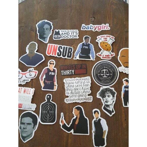 Other | Criminal Minds Stickers Fbi Stickers 5 Pcs Wheels Up In 30 ...